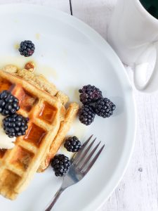 The Best Fluffy Waffle Recipe Without Milk (Vegan) - Intentionally Eat
