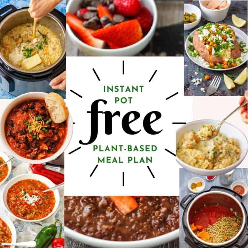 Easy Instant Pot Vegetarian Potato Soup Recipe - Intentionally Eat