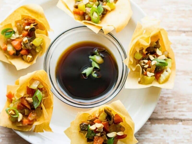 Easy Chinese Vegetarian Spring Roll Recipe - Deconstructed
