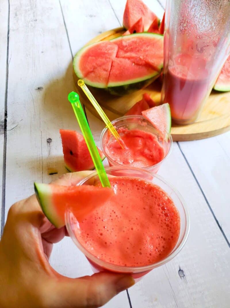 How to Make Mexican Watermelon Water (Agua Fresca) - Intentionally Eat