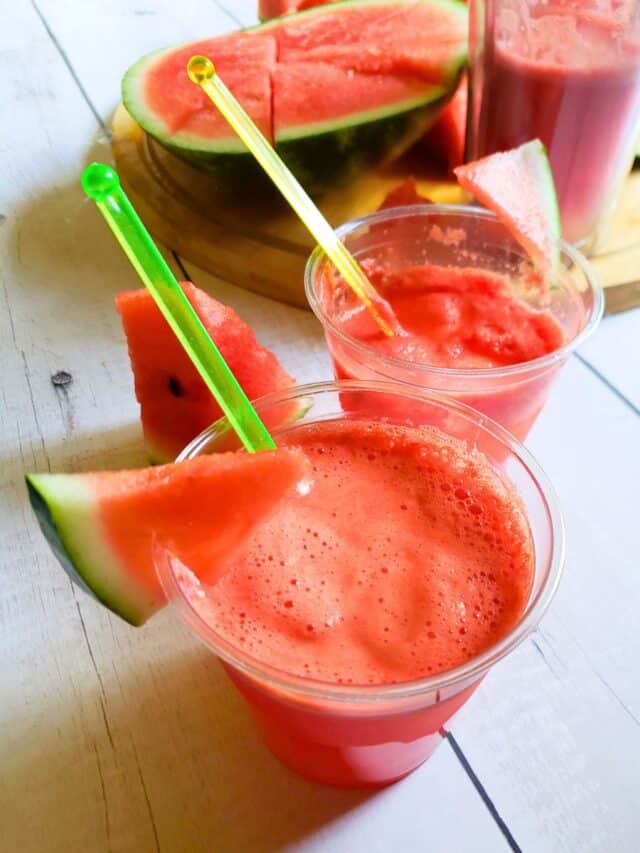 How to Make Mexican Watermelon Water (Agua Fresca) - Intentionally Eat