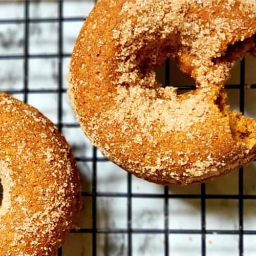 Pumpkin Spice Low Calorie Donut Recipe - Intentionally Eat